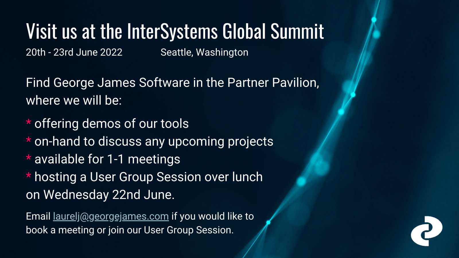 George James Software au Global Summit 2022 | InterSystems Developer