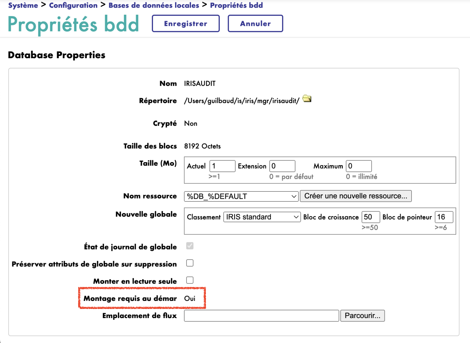 Comment Regénérer Une Base Daudit Vierge Intersystems Developer
