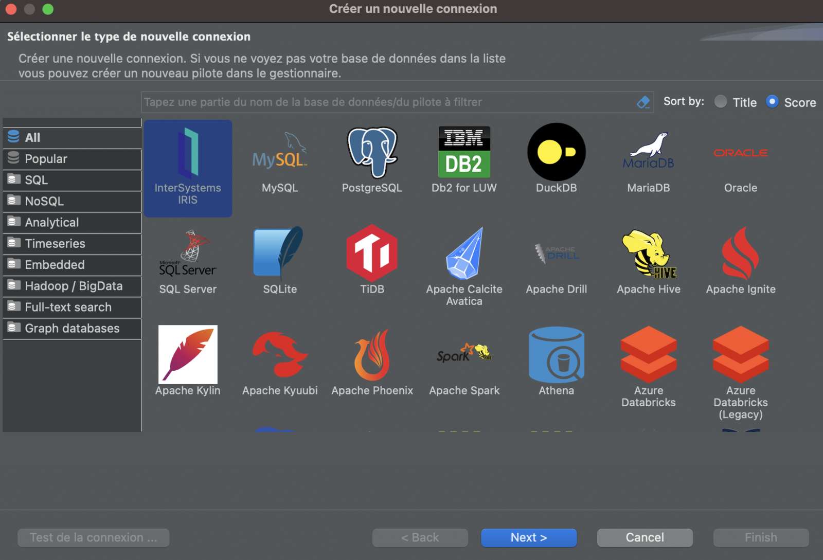 DBeaver supporte officiellement InterSystems IRIS | InterSystems Developer